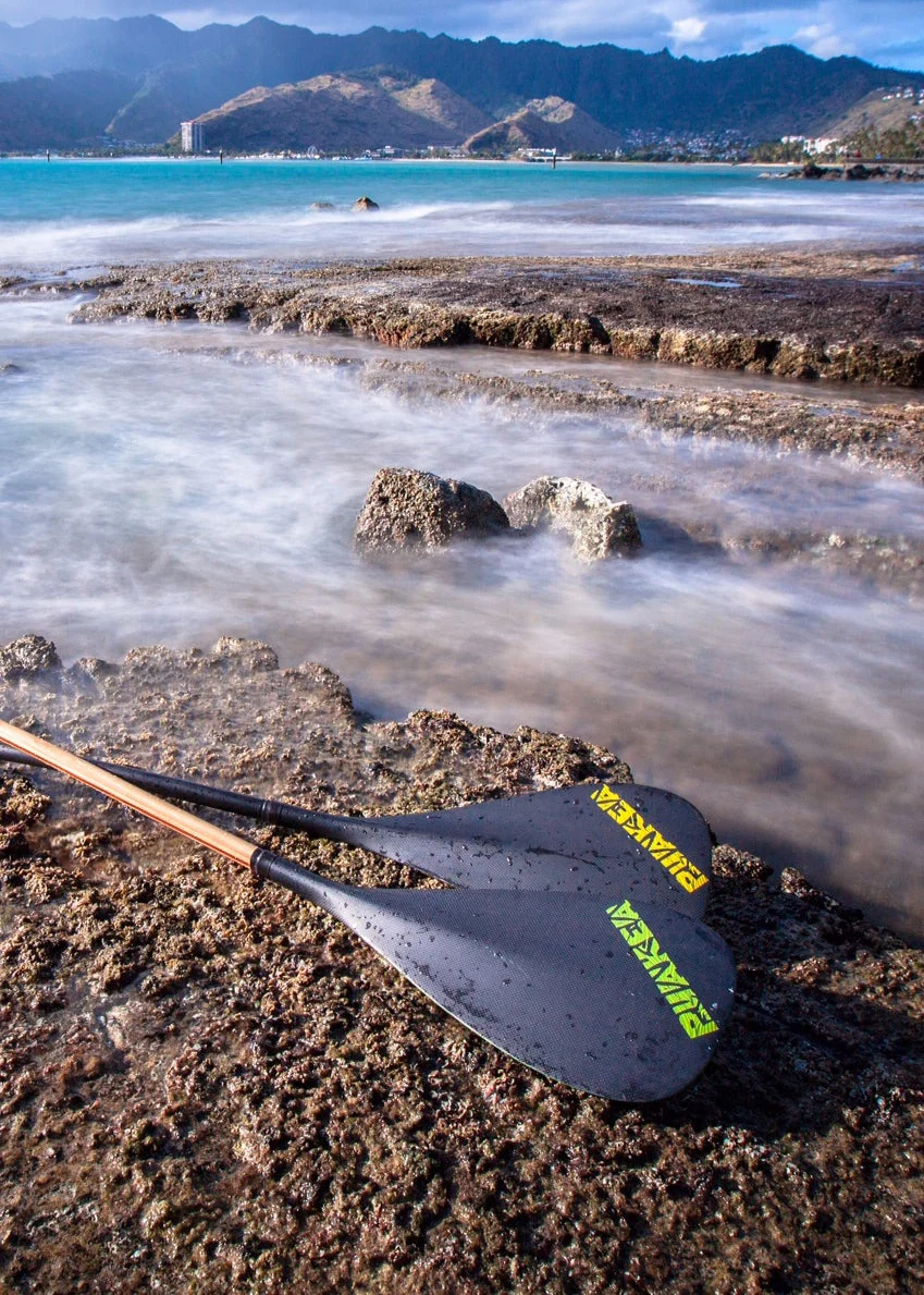Hopu Hybrid Outrigger Paddle – Puakea Designs